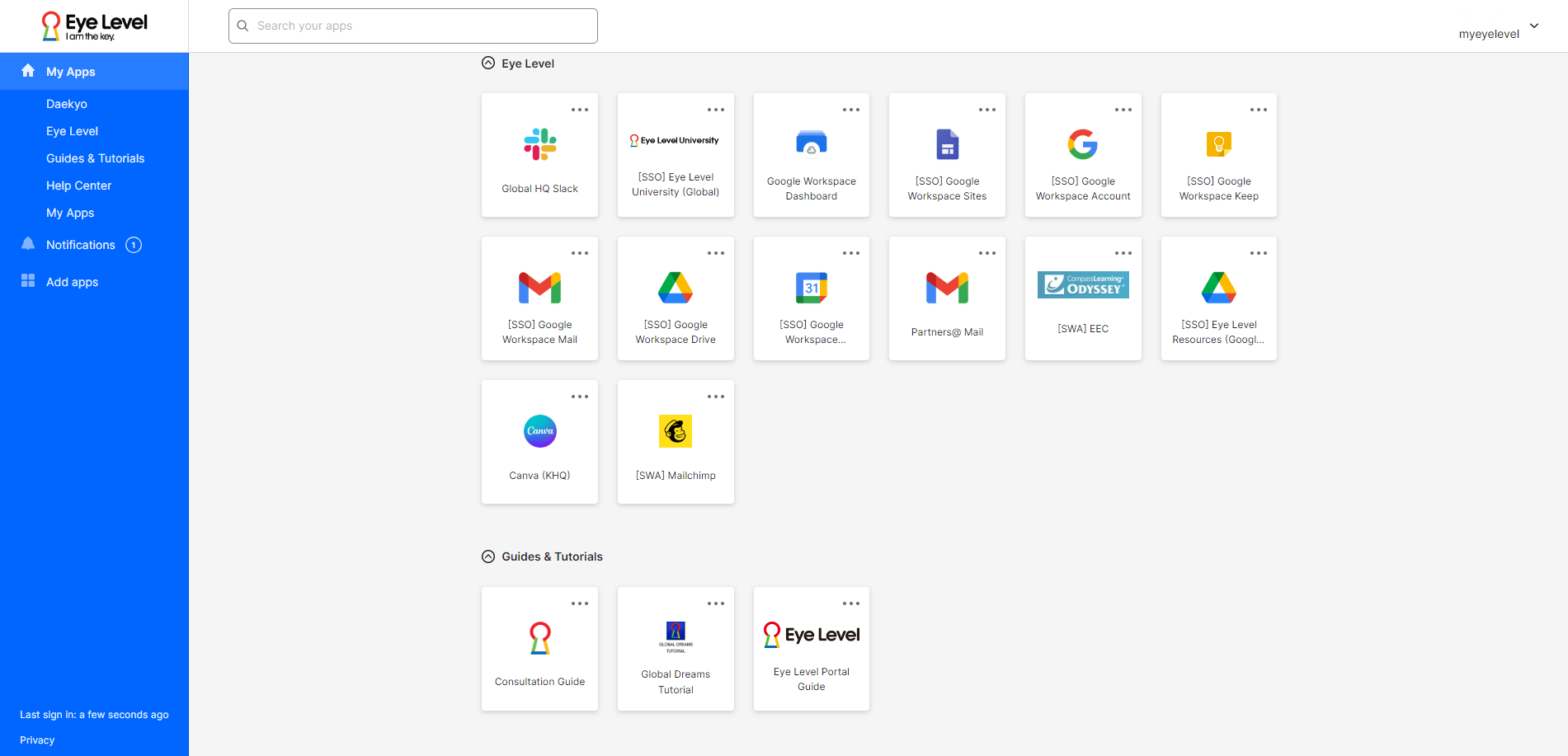 Eye Level Portal Announcement